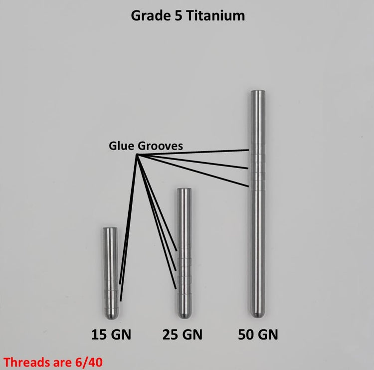 Deep Six Inserts 12-Pack – Reliable Arrow Shaft Inserts