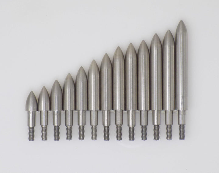 Screw-In Field Points for Accurate Archery